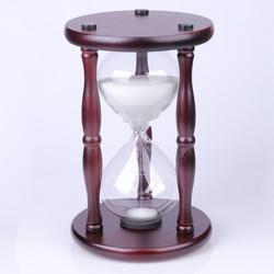 Cina 2 ore 5 il desktop da tavolino di legno del Ministero degli Interni del pendolo del temporizzatore della clessidra di 30 minut ha messo la clessidra decorativa del temporizzatore della sabbia in vendita