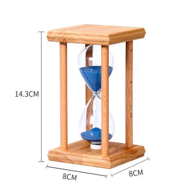 Cina L'orologio di legno tradizionale della sabbia della clessidra una dimensione di 30 minuti ha personalizzato in vendita