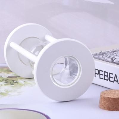 Cina clessidra a caricamento automatico fatta a mano di legno degli ornamenti del mestiere del regalo delle sabbie mobili della bottiglia del temporizzatore di legno decorativo creativo DIY dell'imbuto in vendita