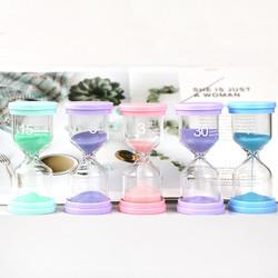 Cina Colore rosa verde blu di Purpel del piccolo della clessidra della decorazione temporizzatore della doccia in vendita