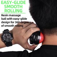 China Resin Hand Held Massage Roller Ball Manual control Customized Logo for sale