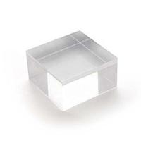 China Personalized Transparent Square Paper Weight , Liquid Filled Paperweight for sale