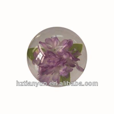 Cina Palla di plastica 100mm Logo Customized del fermacarte del fiore della decorazione in vendita
