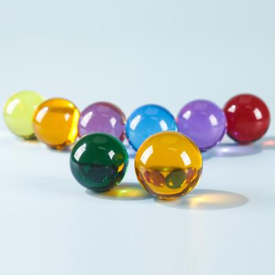 Cina Palle da giocoliere trasparenti del contatto della resina acrilica della grande sfera acrilica su ordinazione in vendita