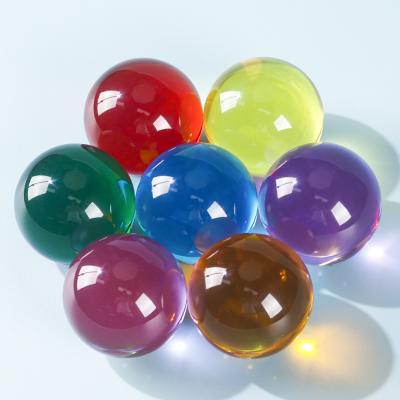 Cina Palle da giocoliere trasparenti del contatto della resina acrilica della grande sfera acrilica su ordinazione in vendita
