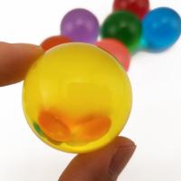 China clear transparency colored acrylic ball contact juggling ball for sale