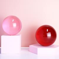 China clear transparency colored acrylic ball contact juggling ball for sale