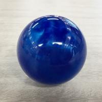 China Folk Art Cloudy Crystal Ball , Resin Custom Marble Ball for sale