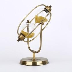 Cina Temporizzatore di vetro di ora decorativa di lusso del metallo 1 ora Logo Customized in vendita
