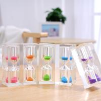 China Custom Acrylic Sand Timer  1/3/5 Minute Tea Hourglass Timer for sale