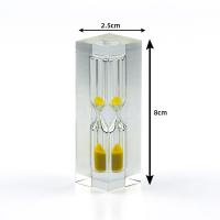China Custom Acrylic Sand Timer  1/3/5 Minute Tea Hourglass Timer for sale