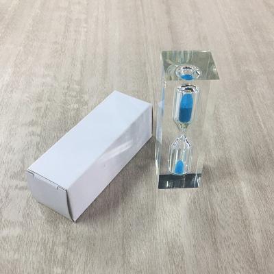 Cina Chiara clessidra acrilica temporizzatore della sabbia da 2 ore per il pendolo domestico in vendita