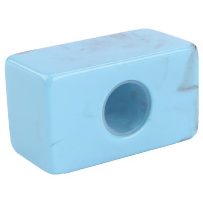 Cina Logo su ordinazione di marmo di lusso blu del tappo di bottiglia 70g del profumo in vendita