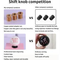 China Universal Resin Shift Knob 6 Speed Gear Shift Knob Free Sample for sale