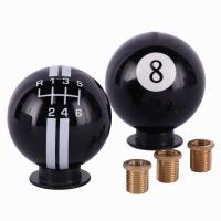 China Wholesale customization 5 speed car universal black 8 ball shift knob gear shift knobs for sale