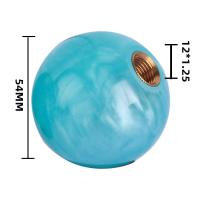 China resin universal car custom design black 8 ball shift knob gear shift knobs for sale
