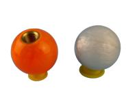 China Colored resin ball knob shift Custom Gear Shift Knobs for sale