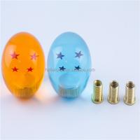 China Colored resin ball knob shift Custom Gear Shift Knobs for sale