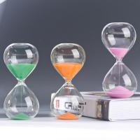 China Hand Blown Colored Hourglass Sand Timer Modern / Simple Style for sale