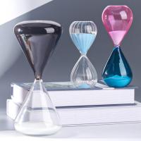 China Hand Blown Colored Hourglass Sand Timer Modern / Simple Style for sale