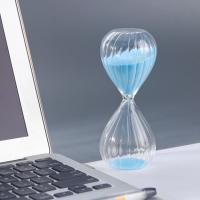 China Hand Blown Colored Hourglass Sand Timer Modern / Simple Style for sale