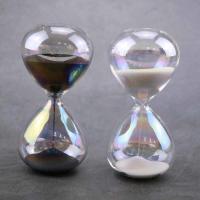 China Colored Liquid Sand Timer Hourglass 1-5 Minutes With Bubble Timer for sale