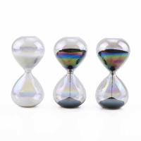 China Colored Liquid Sand Timer Hourglass 1-5 Minutes With Bubble Timer for sale