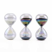 China Colored Liquid Sand Timer Hourglass 1-5 Minutes With Bubble Timer for sale