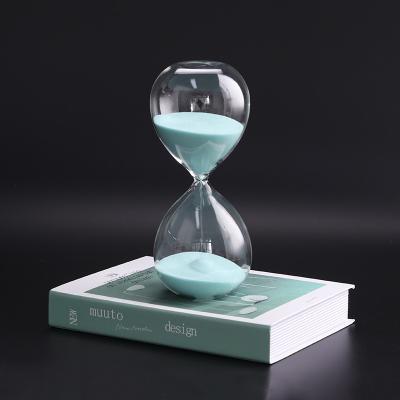 Cina clessidra di vetro dell'orologio della sabbia della clessidra 15 30 60 del temporizzatore minuto della sabbia in vendita