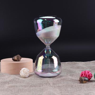 Cina clessidra di vetro dell'orologio della sabbia della clessidra 15 30 60 del temporizzatore minuto della sabbia in vendita