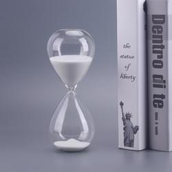 Cina clessidra di vetro dell'orologio della sabbia della clessidra 15 30 60 del temporizzatore minuto della sabbia in vendita