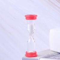 China Plastic Decorative Hour Glasses , One Minute Sand Timer Hourglass for sale