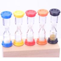 China Plastic Decorative Hour Glasses , One Minute Sand Timer Hourglass for sale