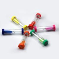 China Blown Plastic Hourglass 30 Seconds 2 Minute Sand Timer for sale