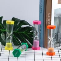 China Blown Plastic Hourglass 30 Seconds 2 Minute Sand Timer for sale