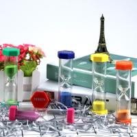 China Blown Plastic Hourglass 30 Seconds 2 Minute Sand Timer for sale