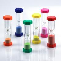 China Blown Plastic Hourglass 30 Seconds 2 Minute Sand Timer for sale