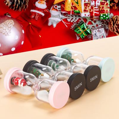 Cina Plastic Hourglass Christmas Pink For Brushing in vendita