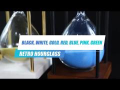 1 clessidra magnetica minuta del temporizzatore della sabbia per la decorazione domestica/arredamento domestico