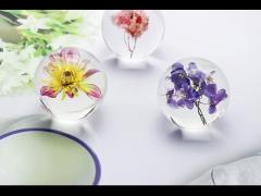 Acrylic Flower Paperweight  Logo Customized For Decoration