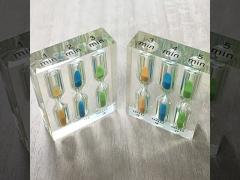 1 3 5 10 clessidra acrilica minuta 60g Art Deco Style Custom Color