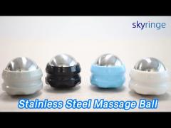 Roller Stainless Steel Massage Ball 195g Cold Handheld For Face