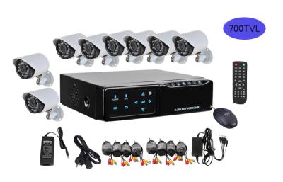 China POE Digital H.264 Security Camera System HD 65ft Minimum Illumination for sale