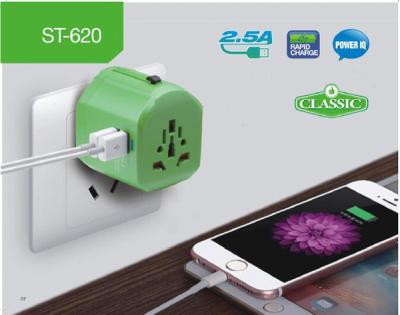 China Hot sale multi all in one uk us au eu Plug adapter world travel universal USB charger adapter for sale
