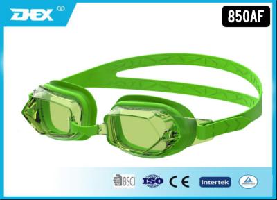 China Waterproof Silicone mirror coated durable Sea Swimming Goggle for Women for sale