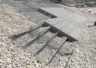 China Heavy Zinc Coated Reno Gabion Mattress , Wire Mesh Baskets Retaining Walls for sale