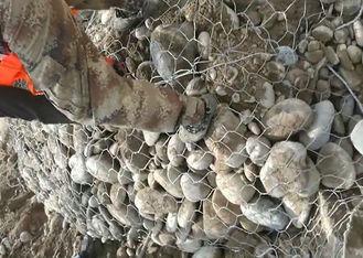 China Galvanized Steel Cylindrical Gabion Mesh Cage LUDU-051 Easy Installation for sale