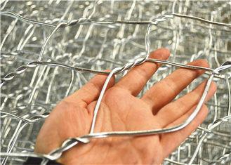 China Slope Rockfall Protection Hexagonal Gabion Box 2*1*1m Woven Mesh Type for sale