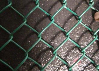 China Lightweight Pvc Coated Chain Link Fence Mesh Green  Black  Blue Color for sale