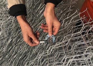 China Durable River Control Gabion Basket , Pvc Coated Gabion Box Free Draining for sale